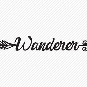 Wanderer SVG, Cut File, Tribal Arrow, Travel, Camping Shirt Design ...