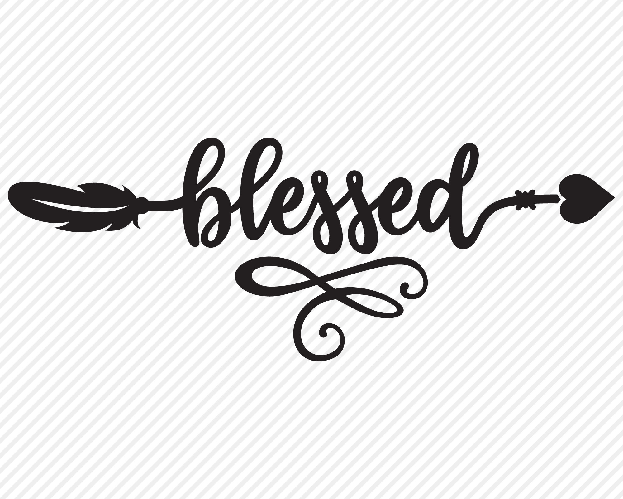 Blessed SVG, Cut File, Thanksgiving Shirt Design, Tribal Arrow ...