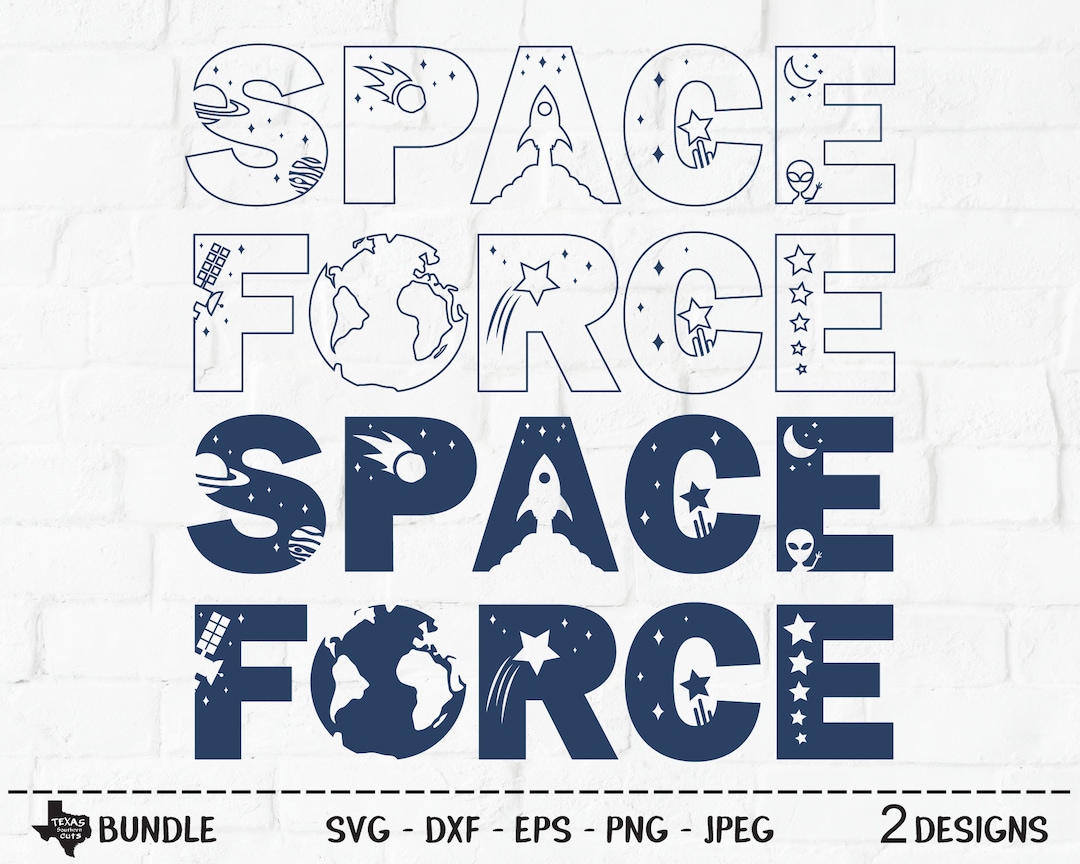 Space Force Bundle SVG, Cut File, Kids Patriotic Shirt Design, Boy ...