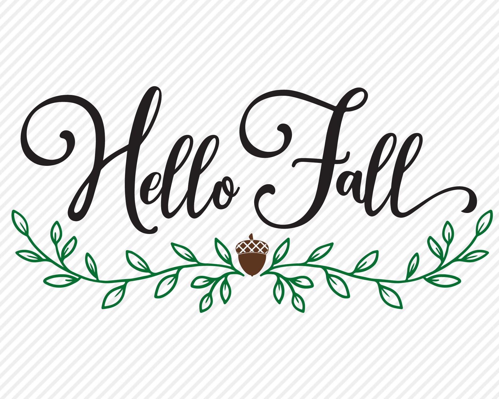 Hello Fall SVG, Cut File, Fall Shirt Design, Autumn Time, Thanksgiving ...