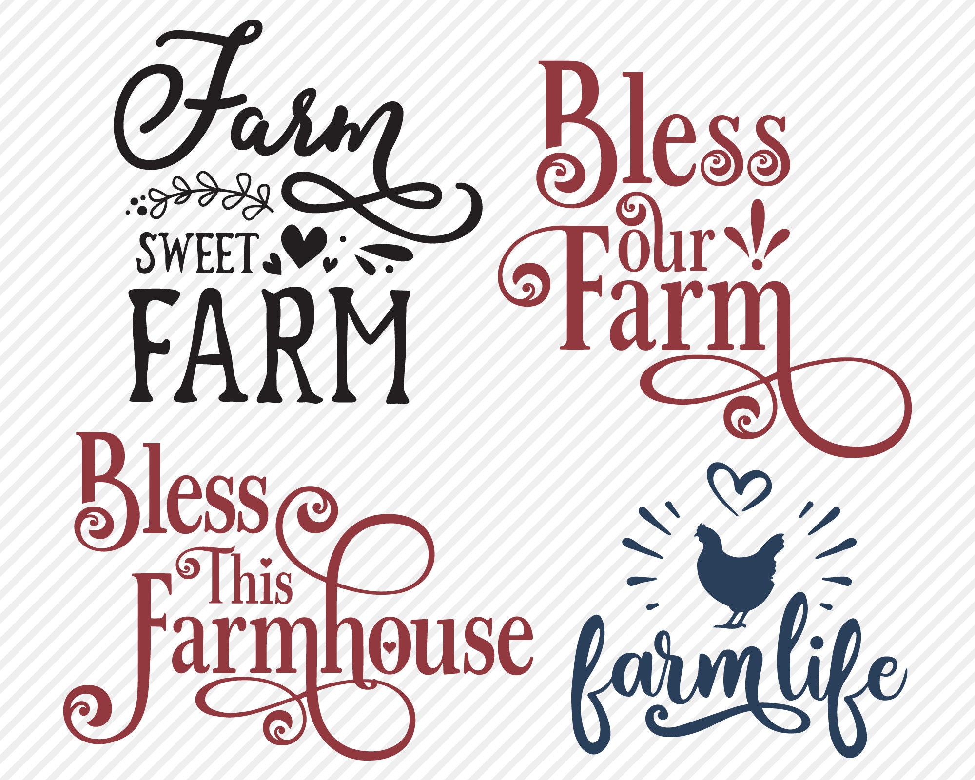 Country Bundle SVG Cut Files Country Shirt Designs | Etsy