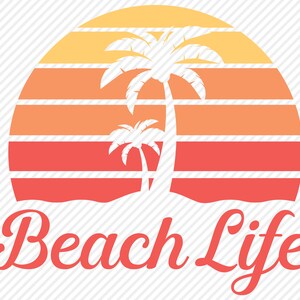 Beach Bundle SVG, Cut File, Summer Sun, Palm Tree, Sunshine, Ocean ...
