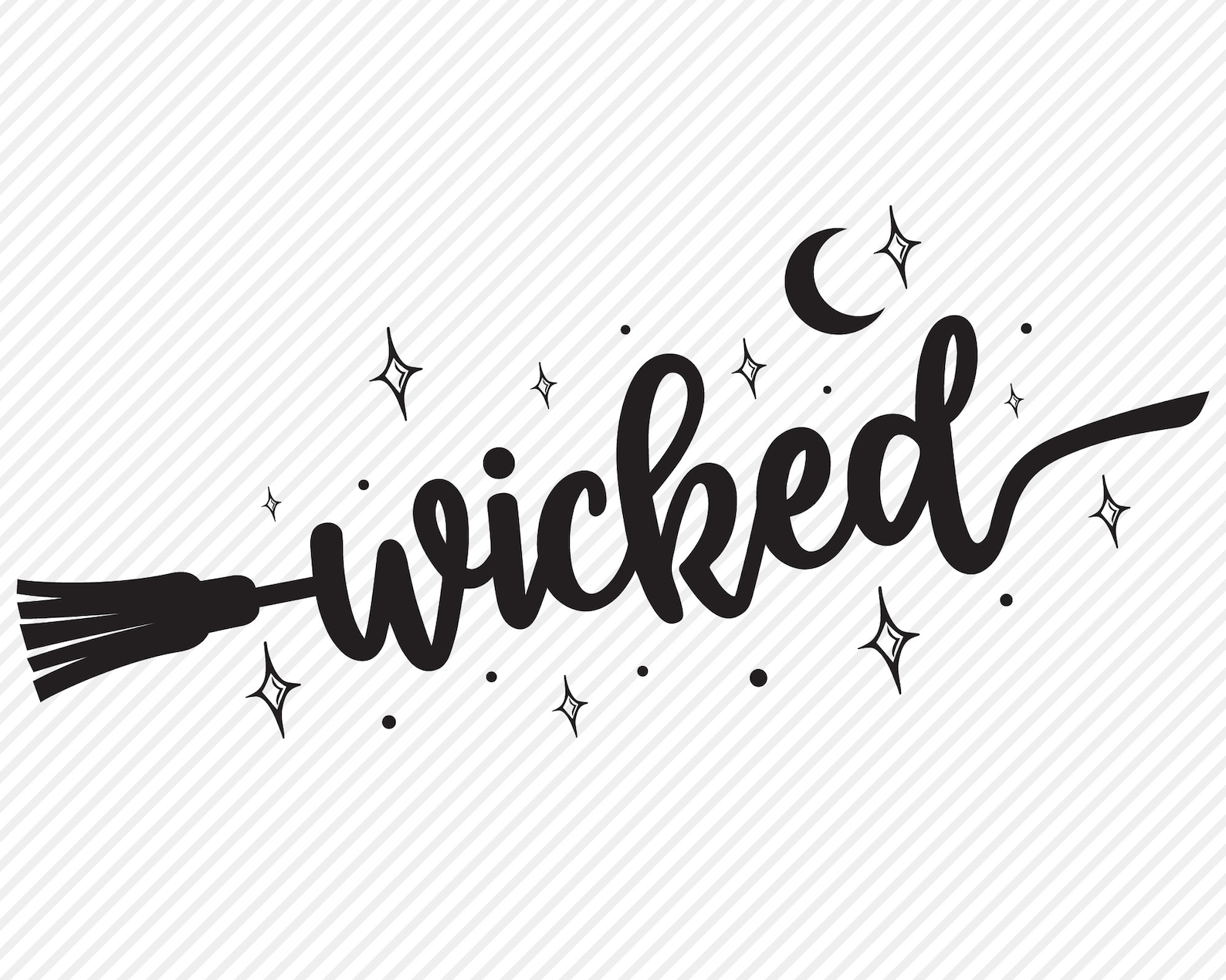 Wicked SVG Cut File Halloween Shirt Design Wicked Witch | Etsy