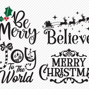 Christmas Super Bundle SVG, Cut Files, Christmas Holiday Shirt Design ...