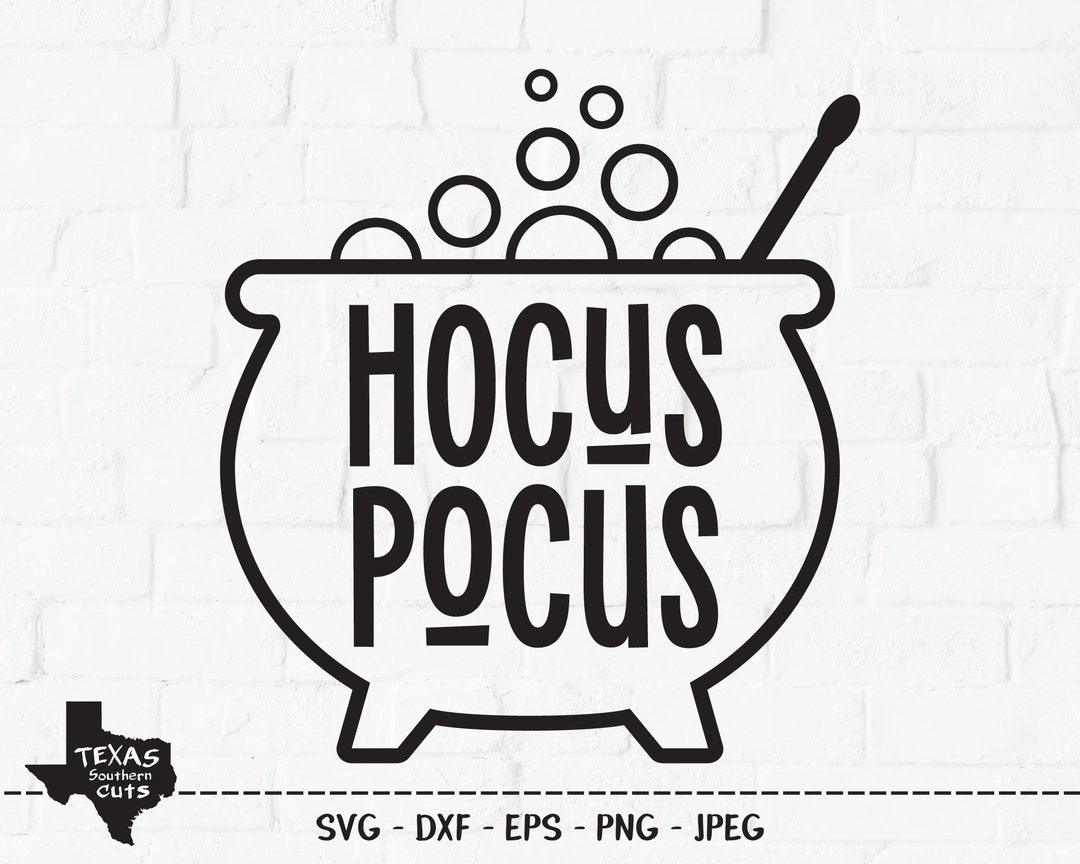 Hocus Pocus SVG, Cut File, Halloween Shirt Design, Bubbling Witches ...