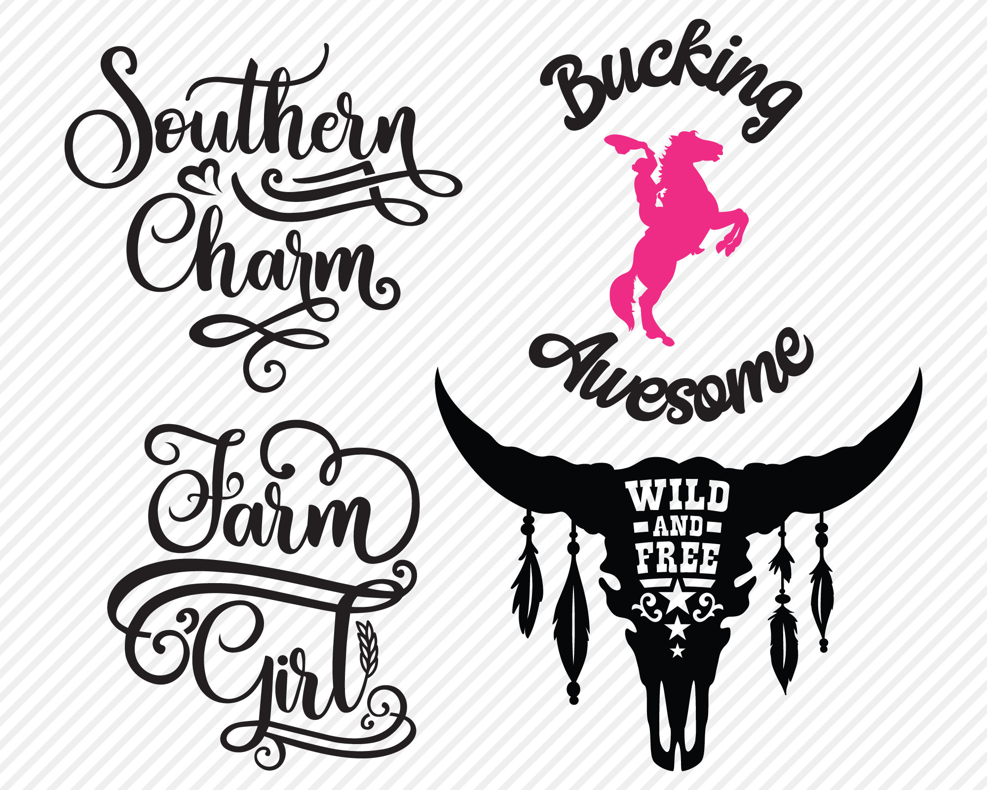 Country Bundle SVG Cut Files Country Shirt Designs | Etsy