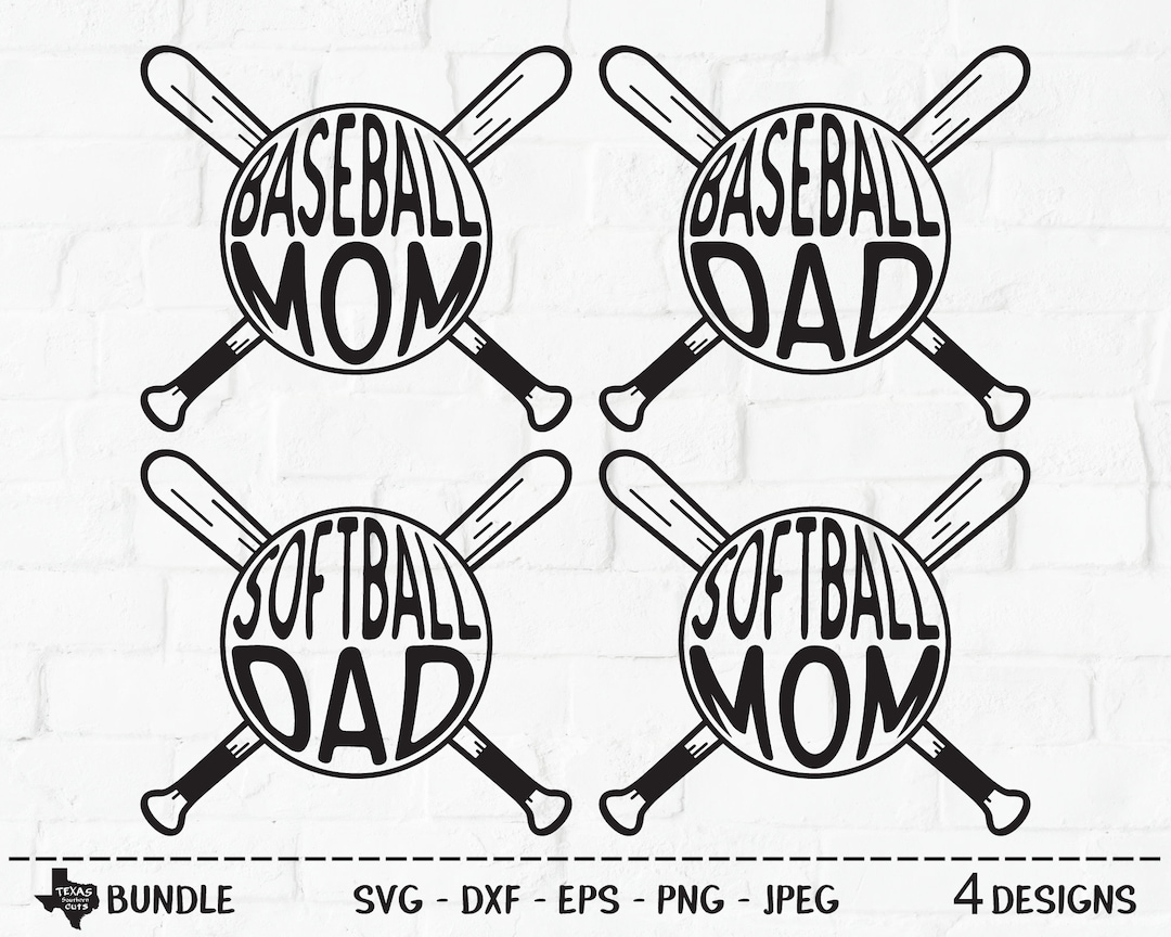 Baseball & Softball SVG, Cut File, Parents Shirt Design, Sports ...