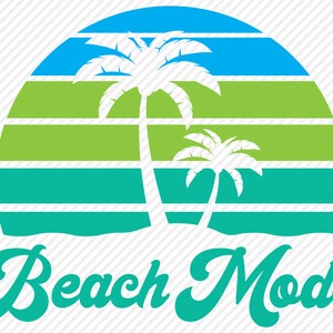 Beach Bundle SVG, Cut File, Summer Sun, Palm Tree, Sunshine, Ocean ...