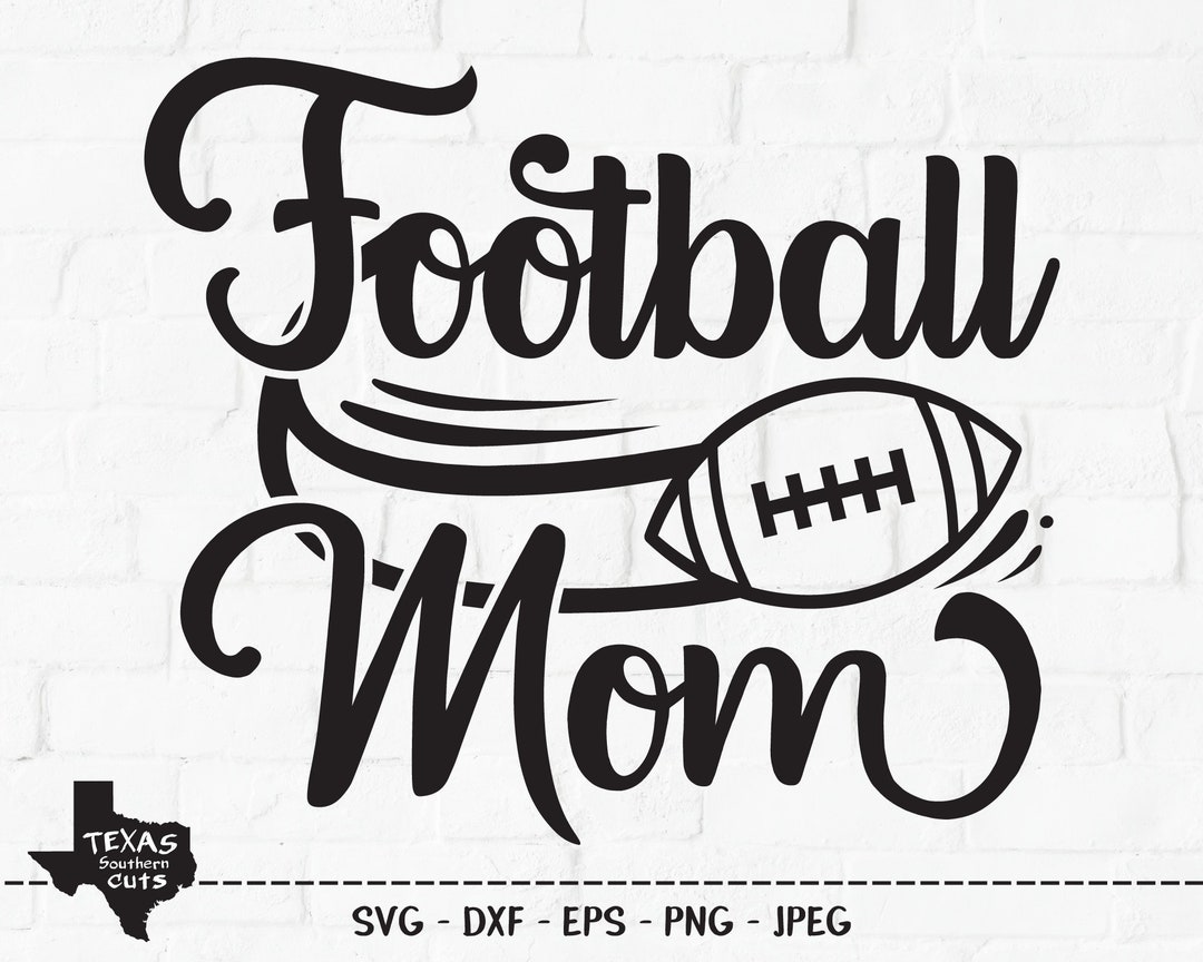 Football Mom SVG, Cut File, Football Mom Shirt Design, American Sports ...