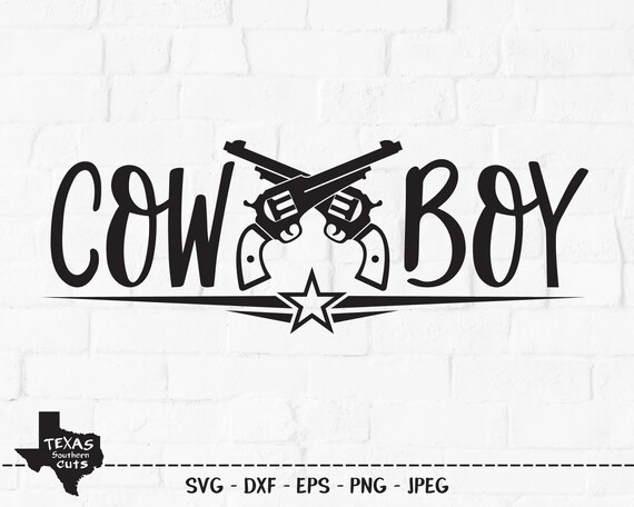 Cowboy SVG Cut File Country Shirt Design Western Home | Etsy