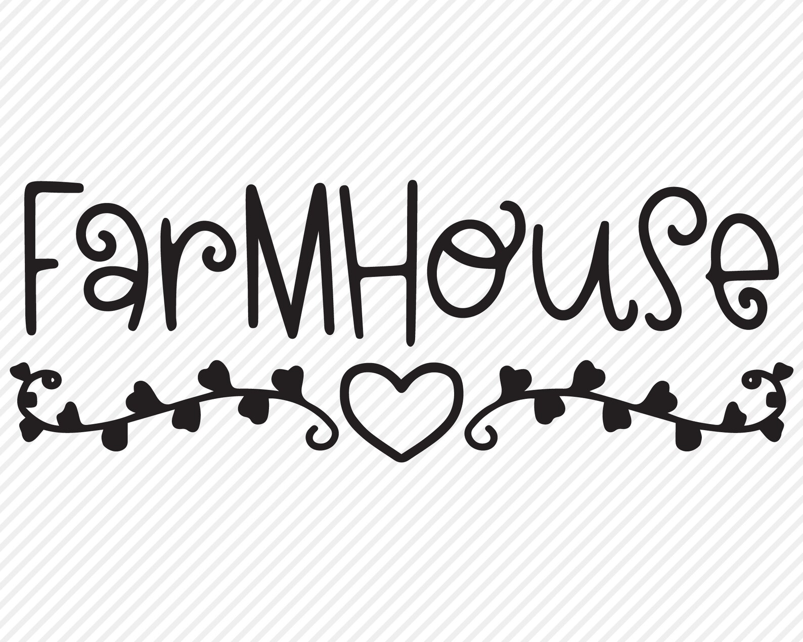 Farmhouse SVG Cut File Farm House Sign Design Country - Etsy