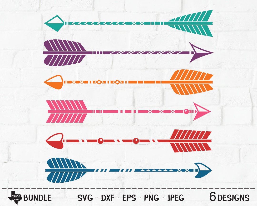 Tribal Arrow Bundle, SVG Cut Files, Cute Camping Shirt Designs, Hippie ...