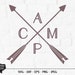 Camp SVG, Cut File, Summer Camping Shirt Design, Tribal Arrow, Family ...
