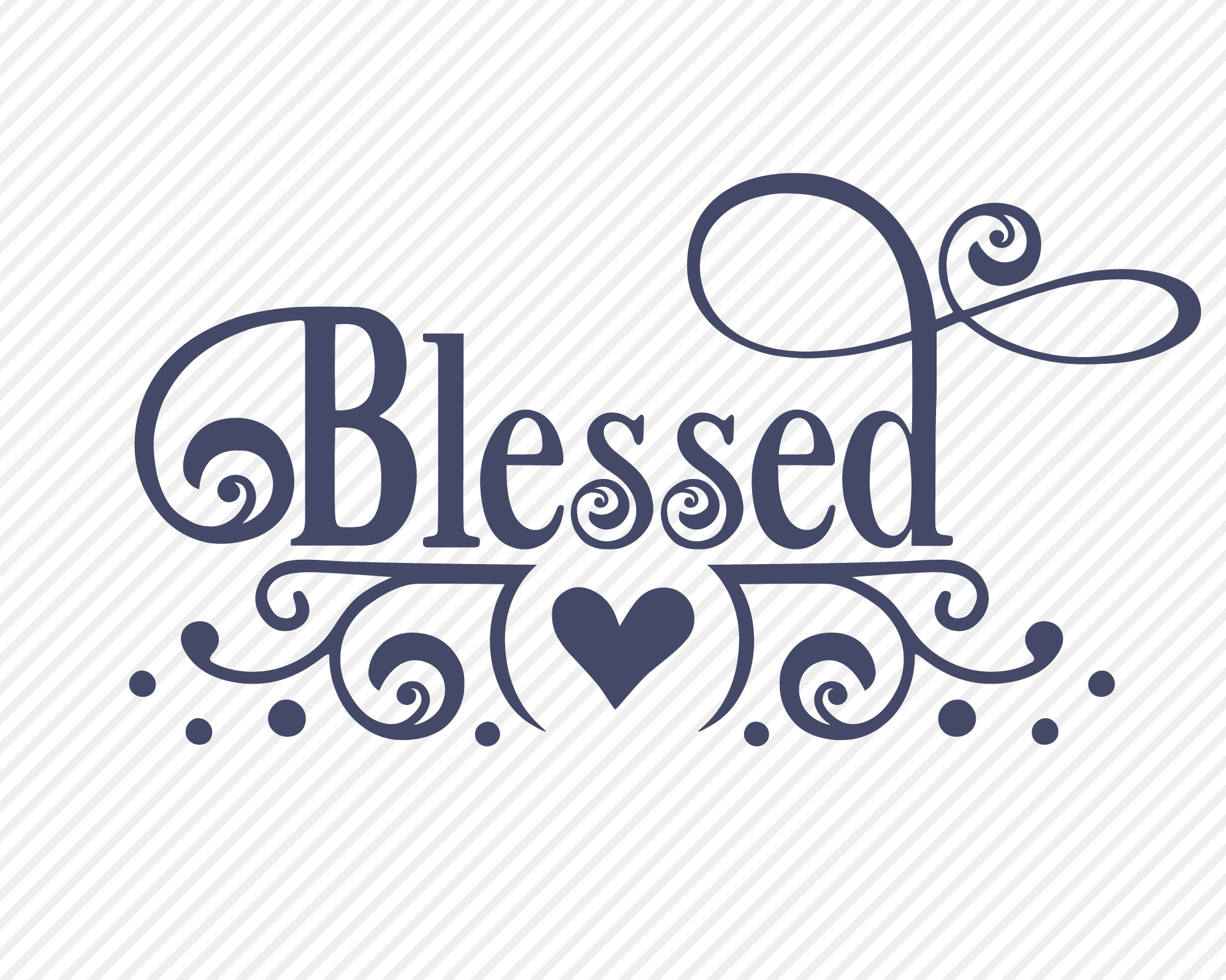 Blessed Bundle SVG Cut Files Christian Shirt Design - Etsy