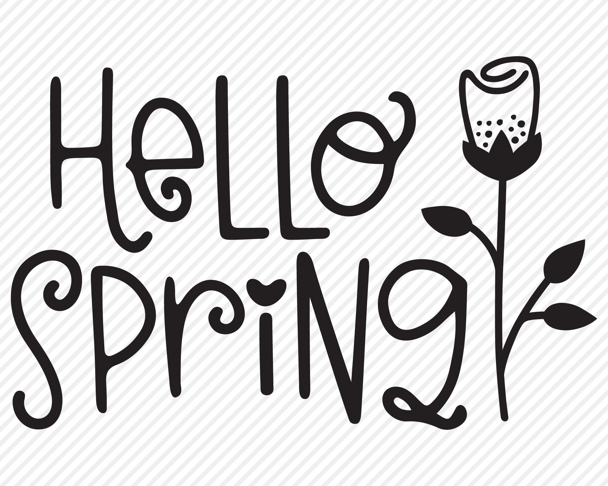 Hello Spring Bundle SVG, Cut File, Spring Shirt Design, Cute Dove, Bird ...