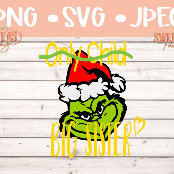 Sister Grinch Png - Etsy