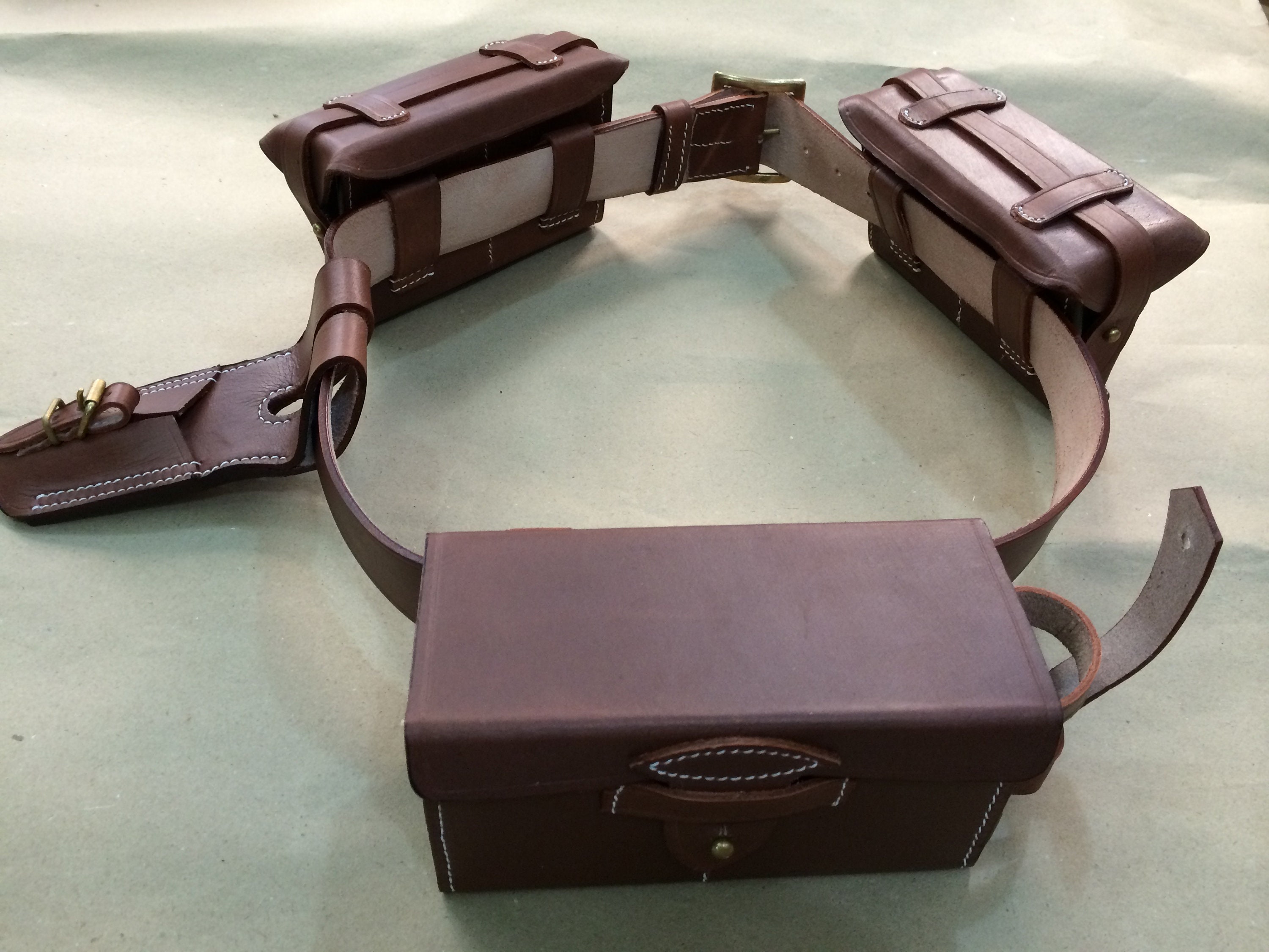 WWII ARISAKA Japanese Belt Cartridge Box & Frog Set | Etsy