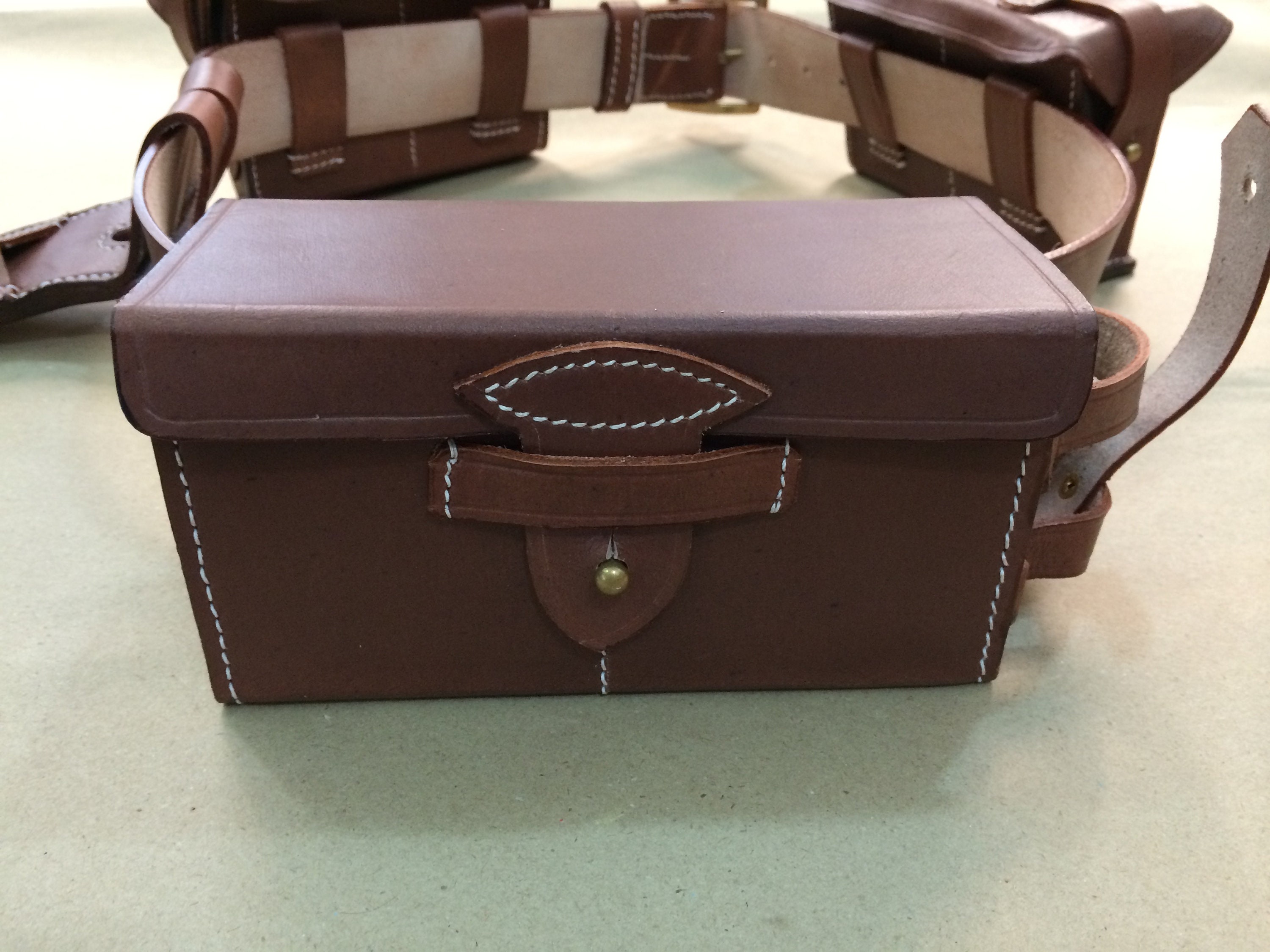 WWII ARISAKA Japanese Belt Cartridge Box & Frog Set | Etsy