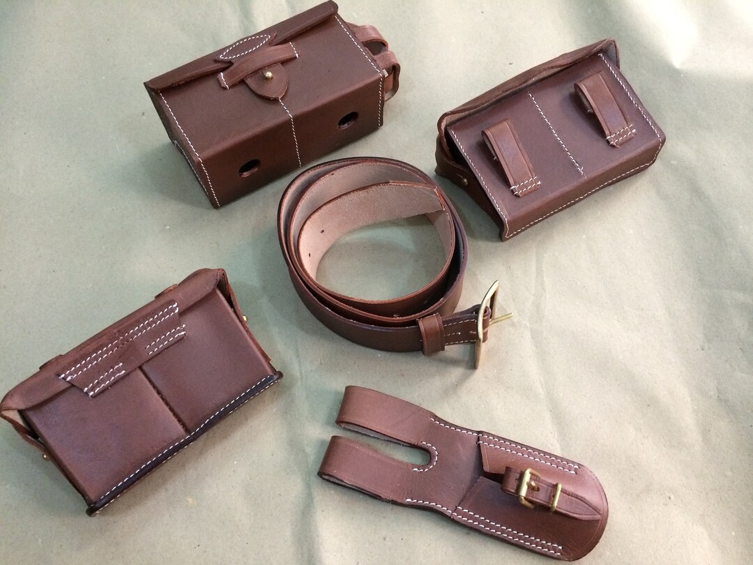 WWII ARISAKA Japanese Belt, Cartridge Box & Frog Set - Etsy