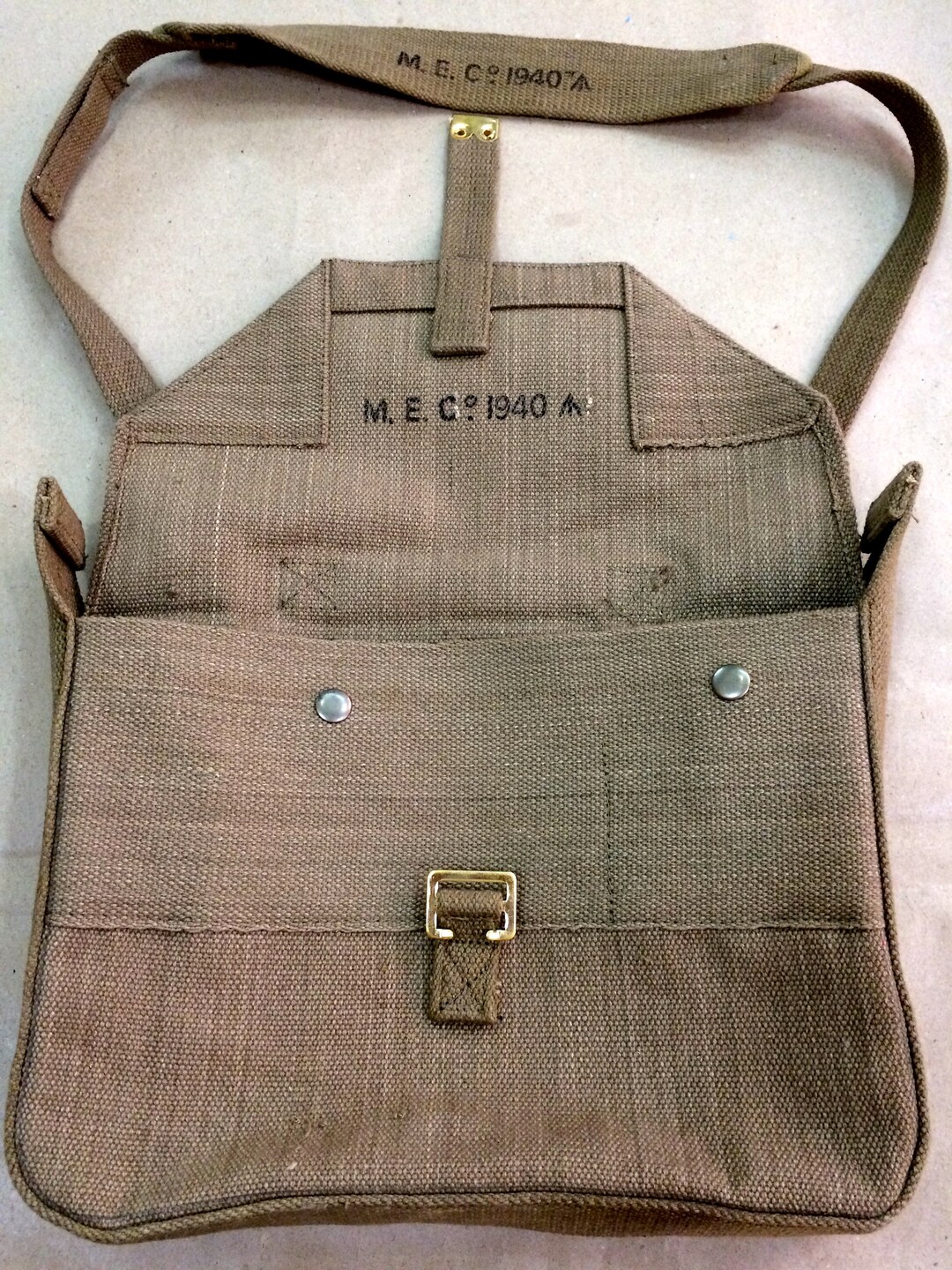 WWII BRITISH P-37 P 37 P37 Officer Valise Bag and Carry Strap Repro. - Etsy