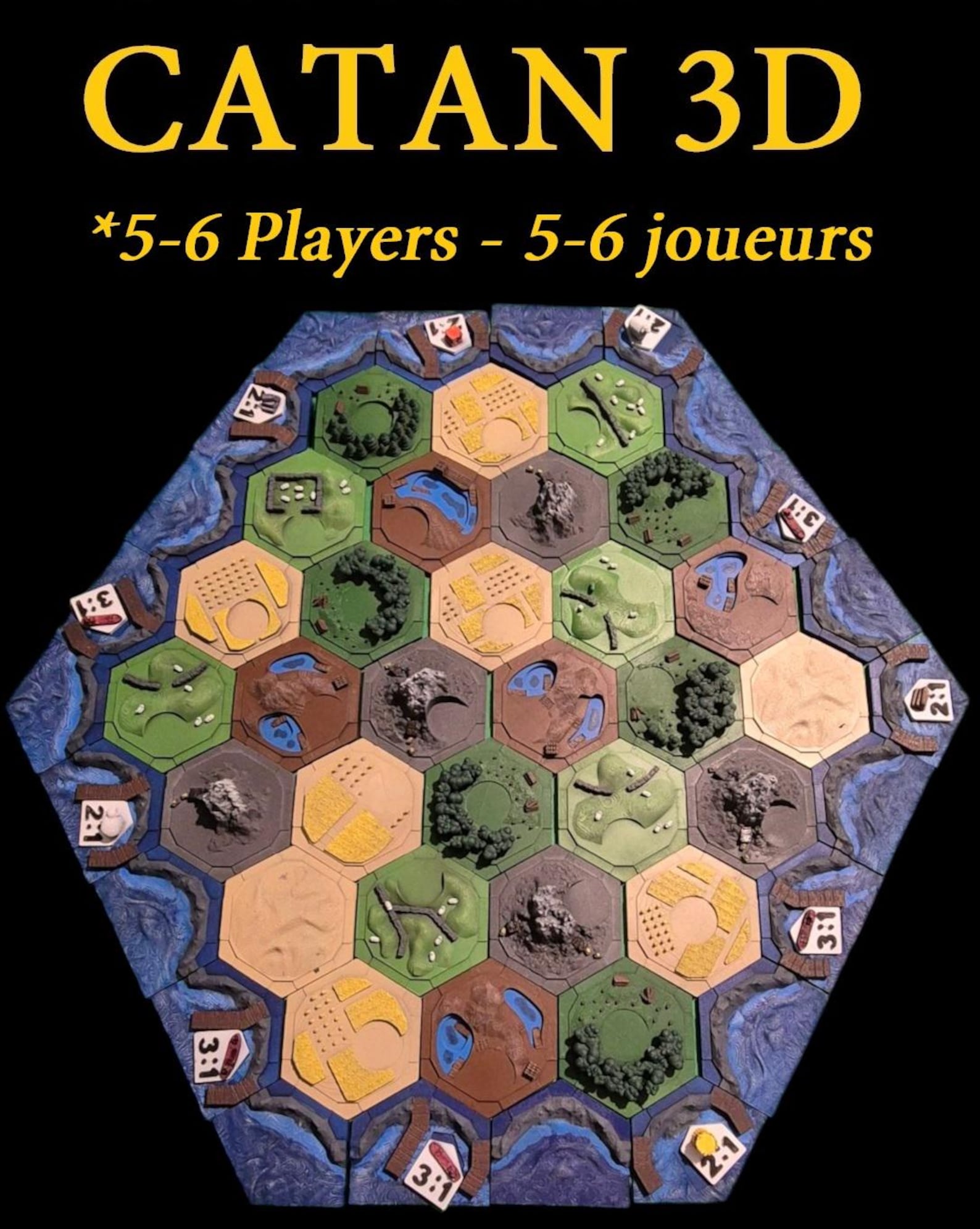 Catan 3D - Etsy