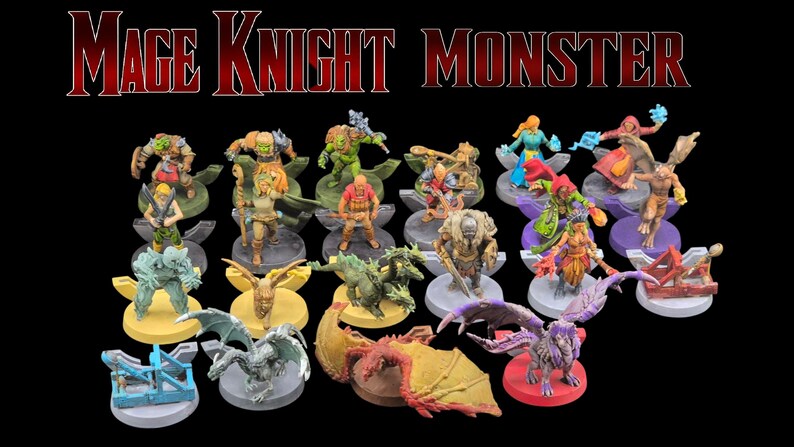 Monster Mage Knight 3D Miniature / Monster Mage Knight 3D // 73 ...