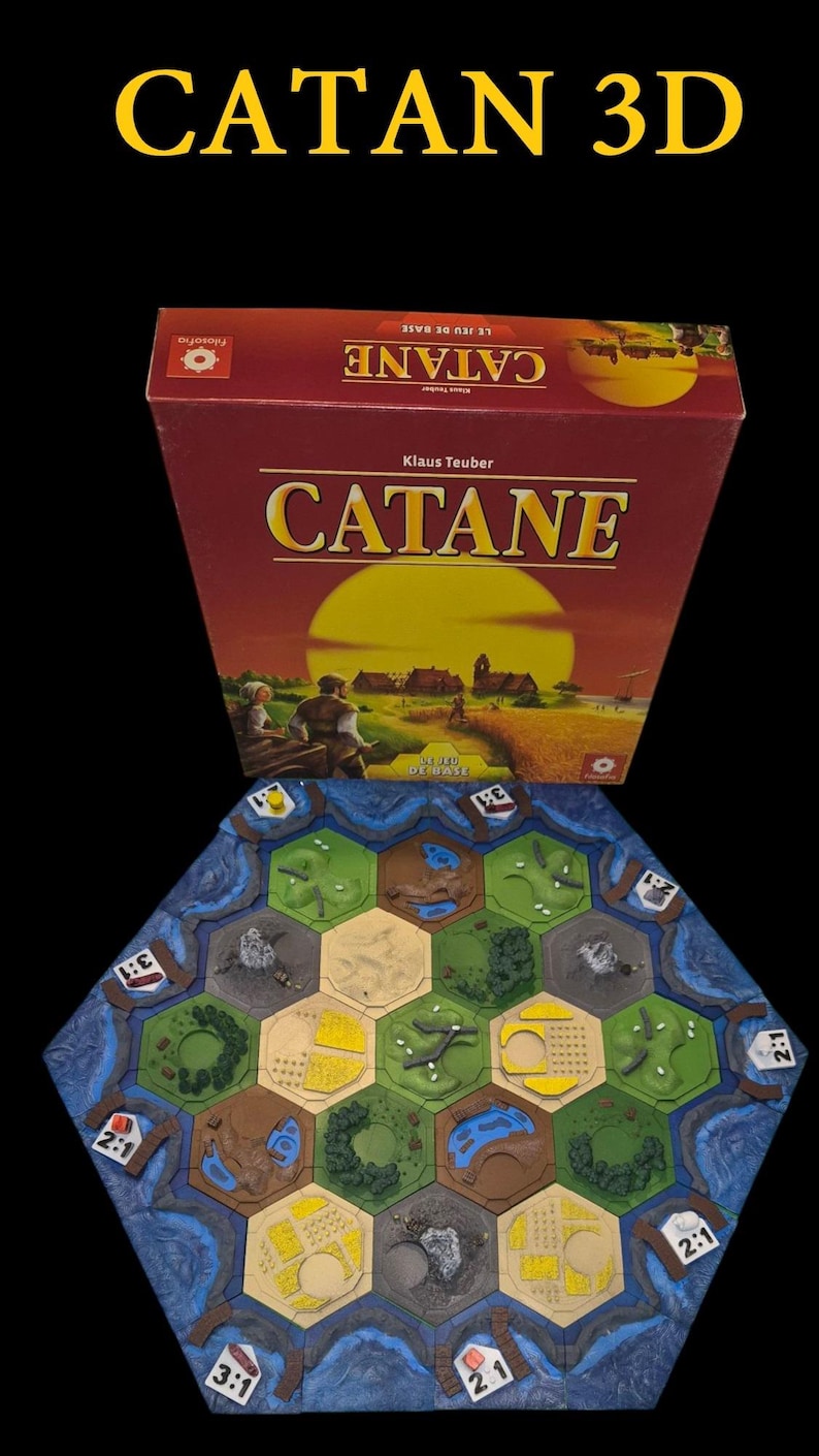 Catan 3D - Etsy