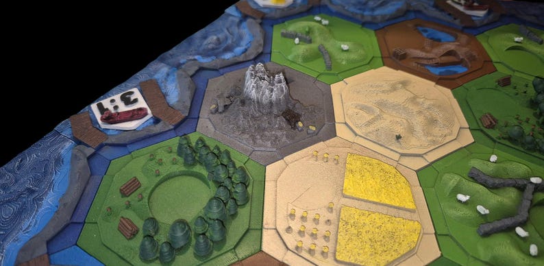 Catan 3D - Etsy