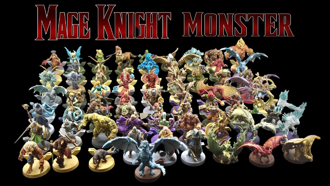 Monster Mage Knight 3D Miniature / Monster Mage Knight 3D // 73 ...