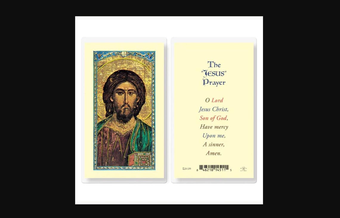 Jesus Christ Prayer Card Beautiful Prayer Card laminated in Plastic - Etsy