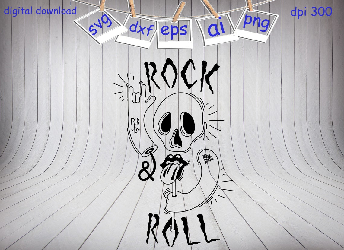 Rock And Roll svg Rock bundle svg Rock Forever svg Lets | Etsy
