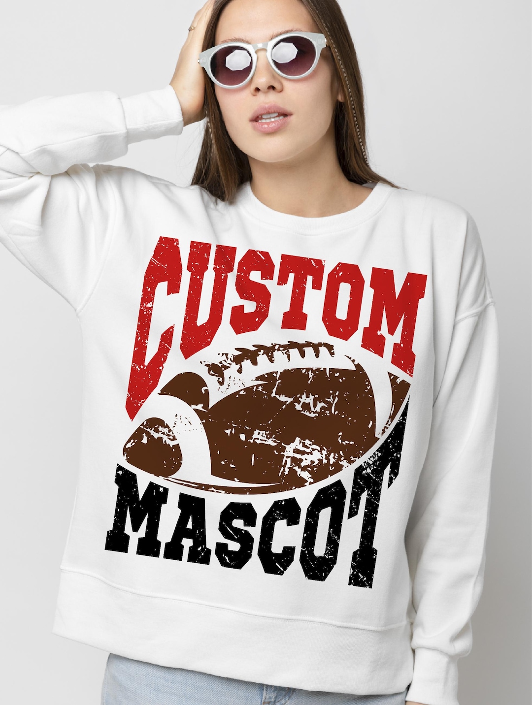 Custom Mascot Png, Retro Custom Letters Design Png, Colorful Retro ...