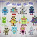 Robots Birthday Party Svg, Robots Birthday Pack Svg, Robots Svg, Digital Download, Robots Bundle ...
