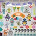 Robots Birthday Party Svg, Robots Birthday Pack Svg, Robots Svg, Digital Download, Robots Bundle ...