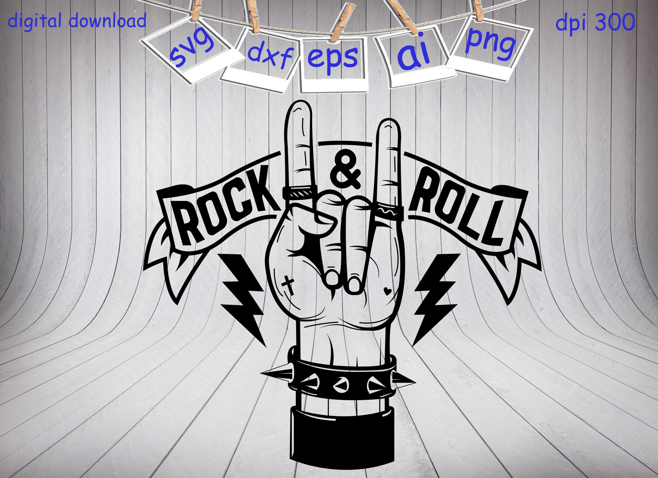 Rock and Roll Svg, Rock Bundle Svg, Rock Forever Svg, Lets Rock Svg ...