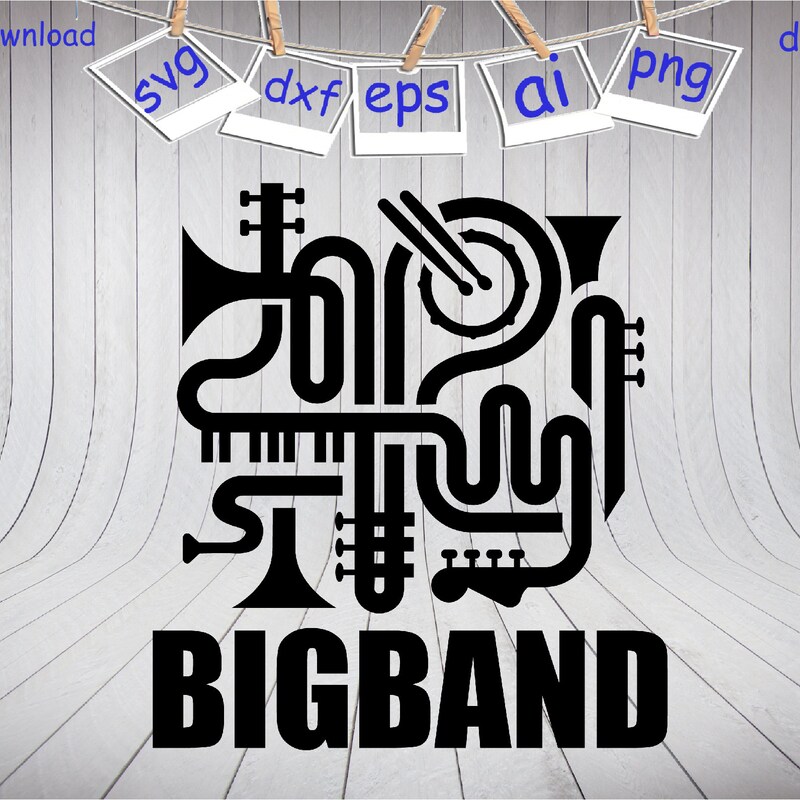 Band Logo Svg - Etsy