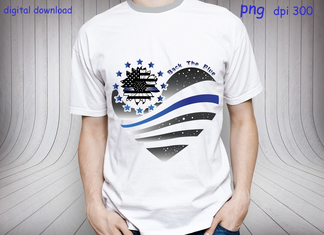 Back the Blue Png File, Back the Blue Heart Png, Thin Blue Line Png ...