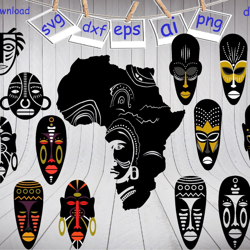 African Man Svg - Etsy