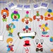 17 Circus Birthday Party Decoration SVG, Happy Clown Svg, Carnival Svg ...