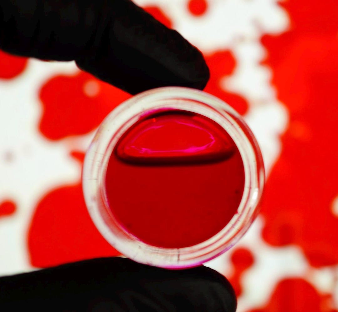 My BLOODY Valentine Faux Fake Artery Liquid Blood Filled Plugs Double ...