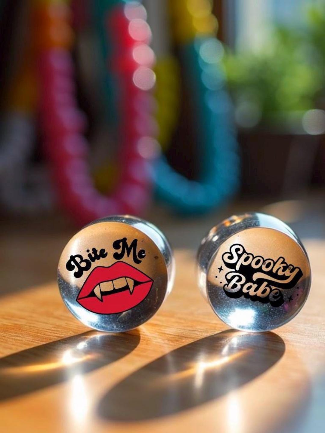 Spooky Season Custom Double Flare Plugs: Halloween Horror Gauges - Etsy