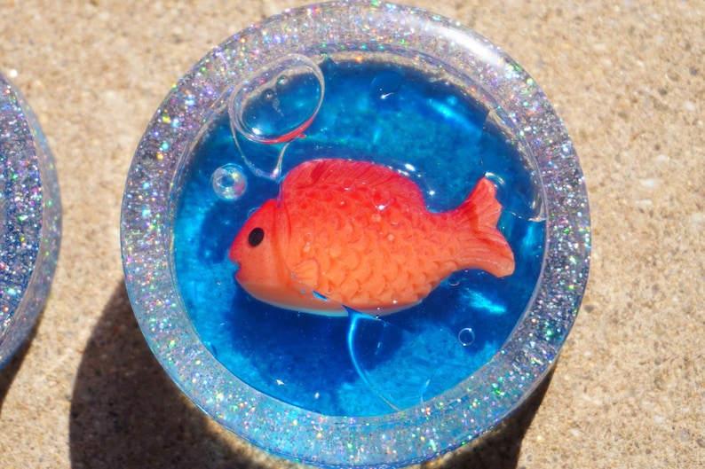 Goldfish Shaker Plugs: Handmade Double Flared Gauges (40-50mm) - Etsy
