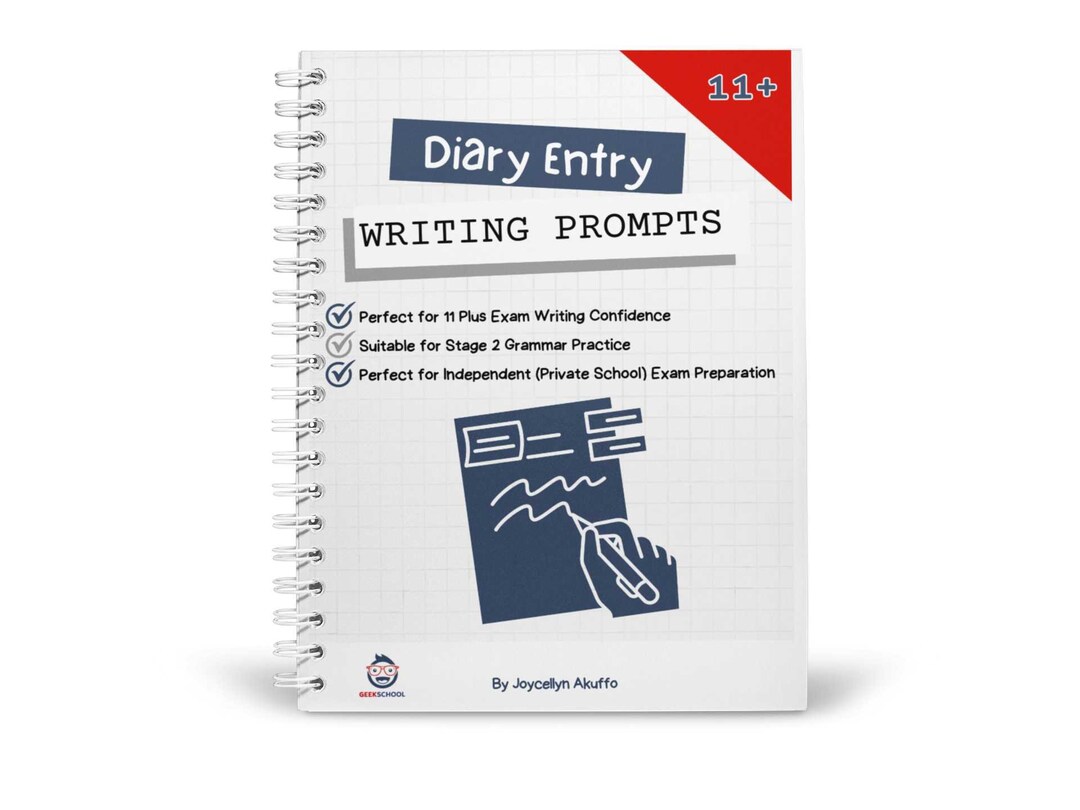 11 Plus Diary Entry Writing Prompts Booklet - 50 Writing Tasks ...