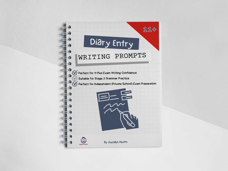 11 Plus Diary Entry Writing Prompts Booklet 50 Writing Tasks Writing ...