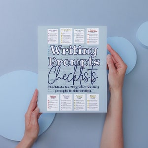 20 Writing Prompt Checklist cheat Sheet Bundle Writing Prompts ...