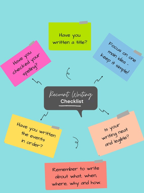 Recount Checklist Clipart