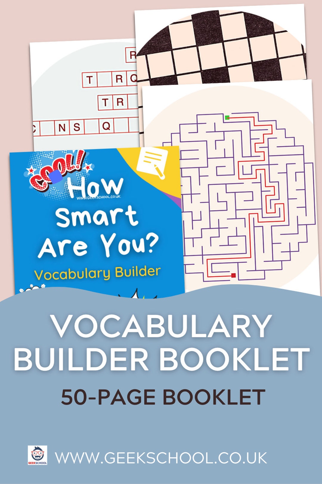 English Vocabulary Builder Booklet | English Printers | Homeschool ...