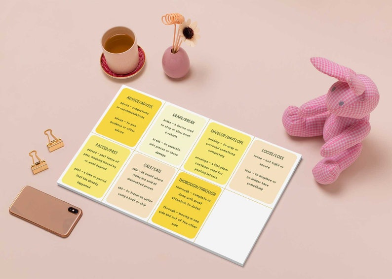 100 Commonly Misspelled Words | Digital Prints | Commonly Confused ...