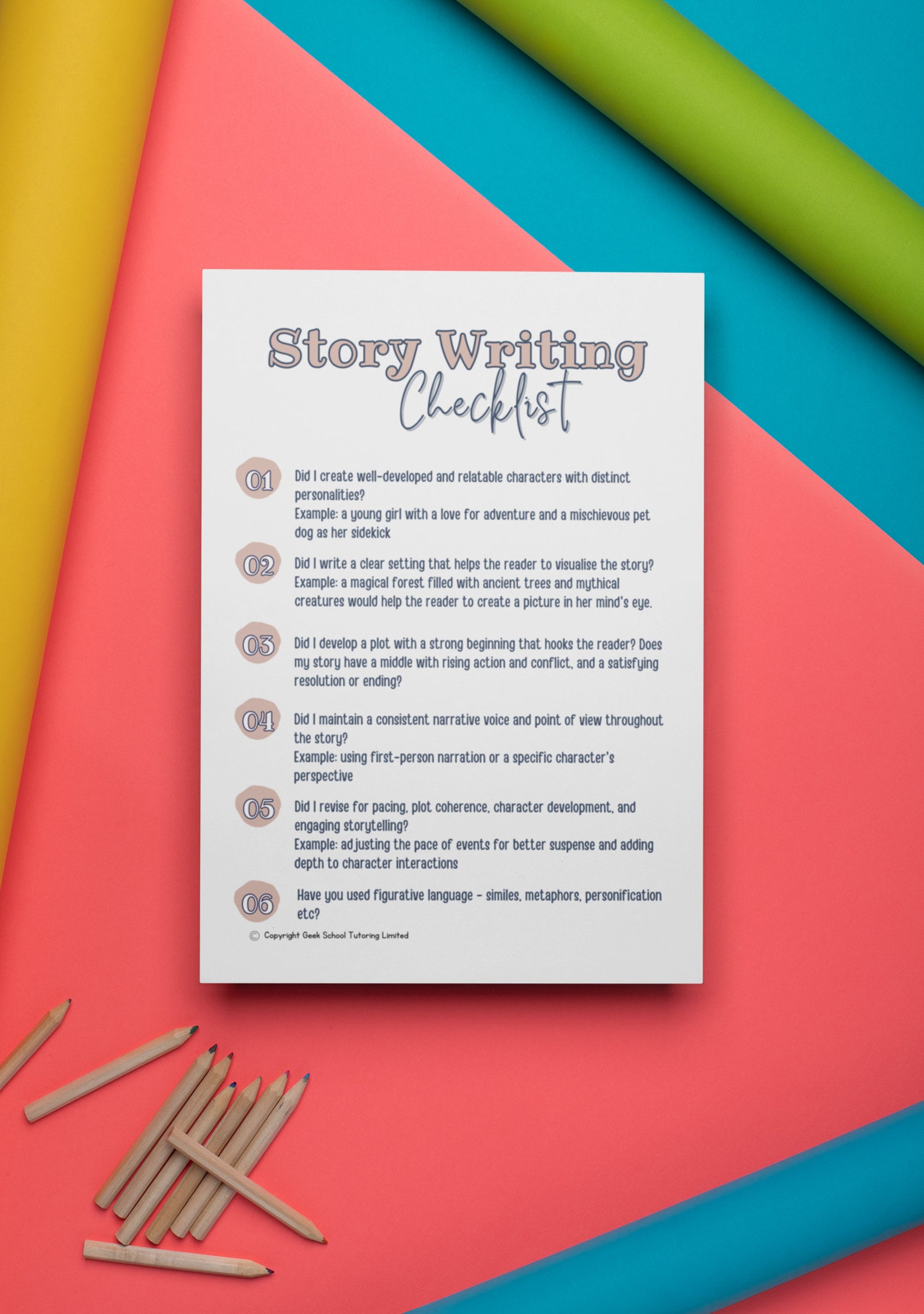 20 Writing Prompt Checklist (cheat Sheet) Bundle | Writing Prompts ...