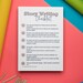 20 Writing Prompt Checklist cheat Sheet Bundle Writing Prompts ...